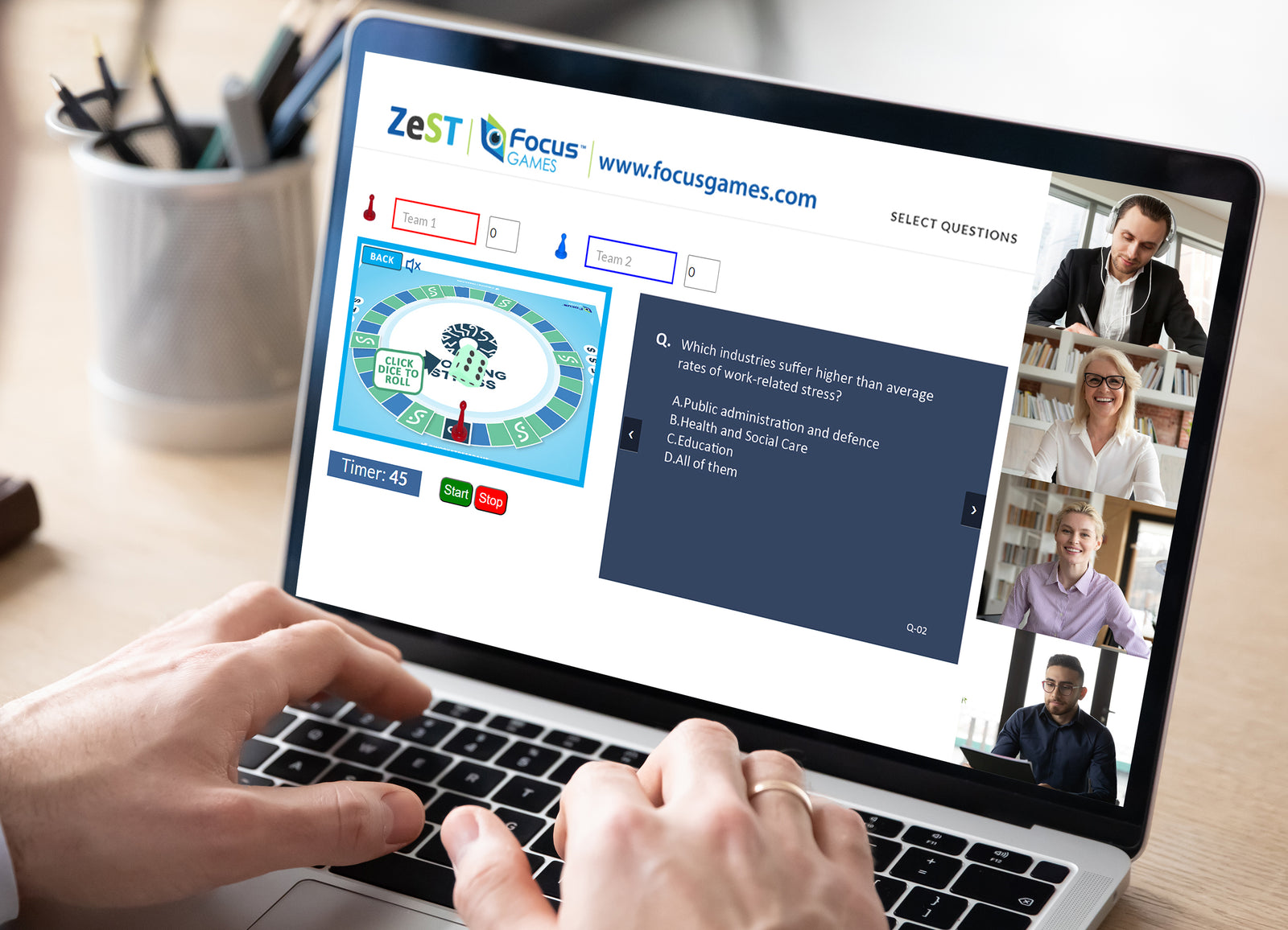 Serious games that make face-to-face training effective and affordable